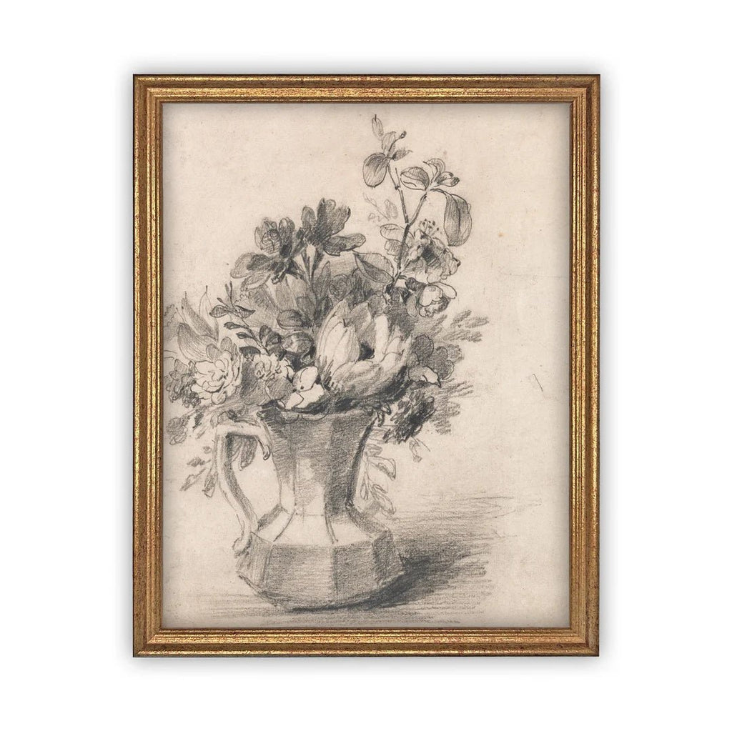 Pencil. Sketch Floral Art – FOUND Arcadia