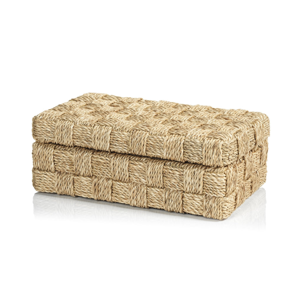 Natural Abaca Rope Hinged Box – FOUND Arcadia