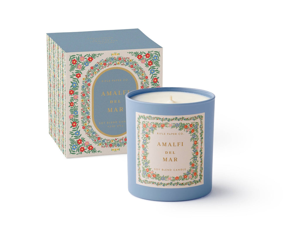 Rosette Amalfi del Mar 9 oz Glass Candle – FOUND Arcadia